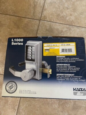 Kaba Simplex L1000 Series Metal Mechanical Pushbutton Cylindrical Lock ...