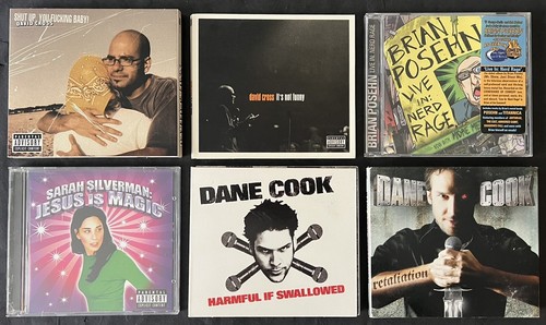 Stand Up Comedy CD Lot David Cross Sarah Silverman Brian Posehn Dane ...