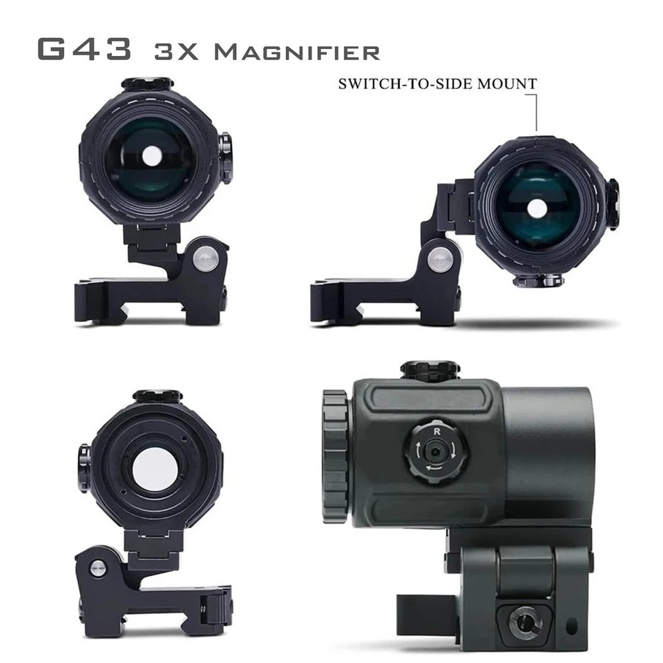 G45 5X G43 G33 3X QD Magnifier 558 Red Green Dot Holographic Reflex ...