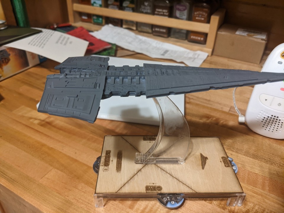 Star Wars Armada Vengeance Class Super Star Destroyer ISD Scale | eBay