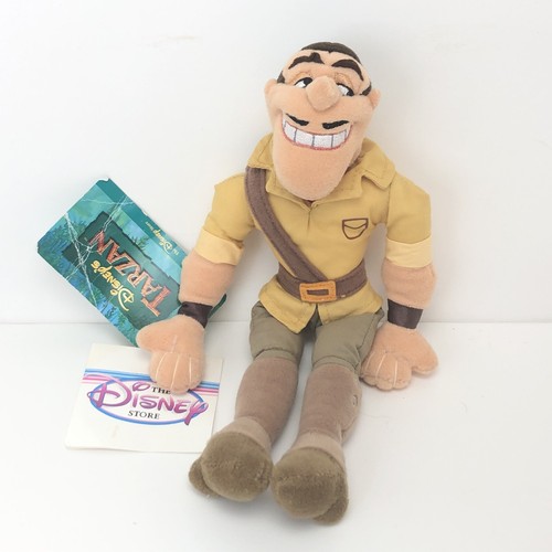 Disney Vintage Bean Bag 8" Plush Tarzan Clayton Villain 1999 w/ Tags ...