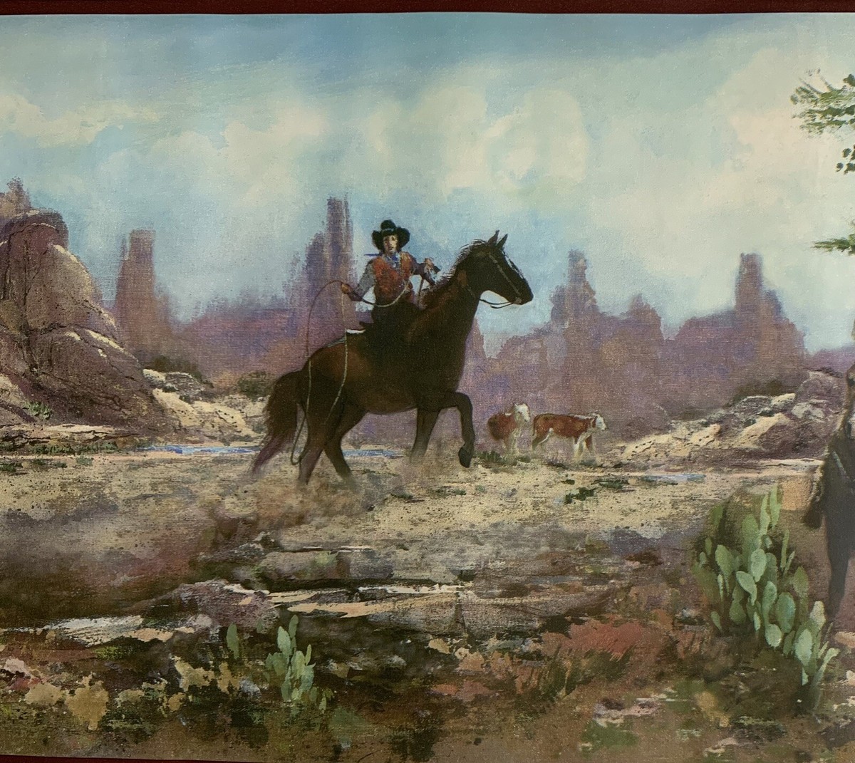Cowboy Wallpaper Border
