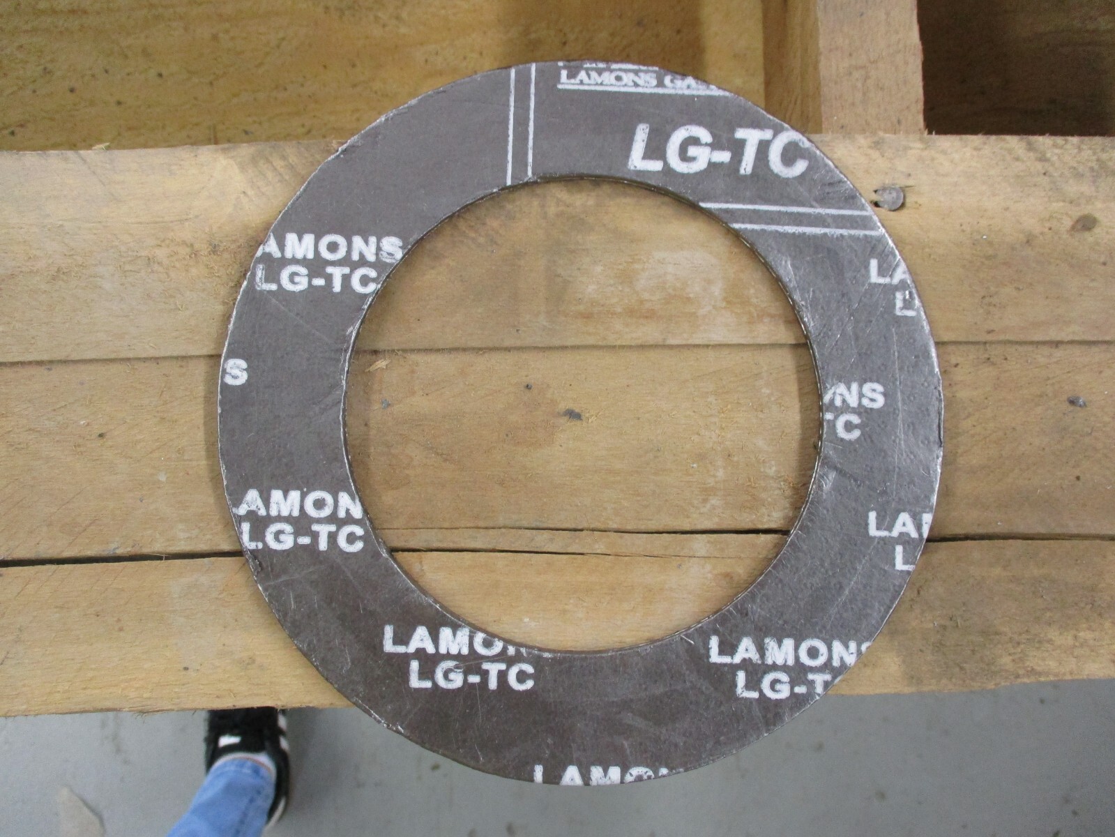 (6) LAMONS LG-TC 4" Class 150 Flexible Graphite Ring Gasket 1/8" Thick ...