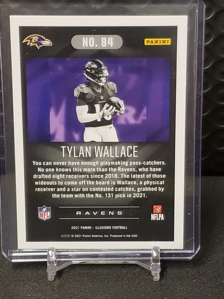 2021 Panini Illusions Tylan Wallace Rookie Card Platinum Parallel /35 ...