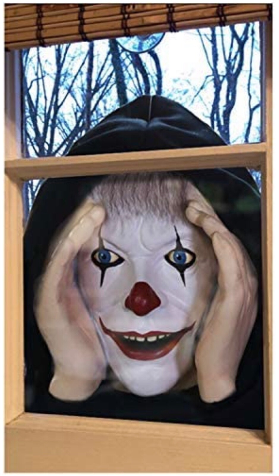 Halloween prop creepy peeping Tom clown window prop (a) | eBay