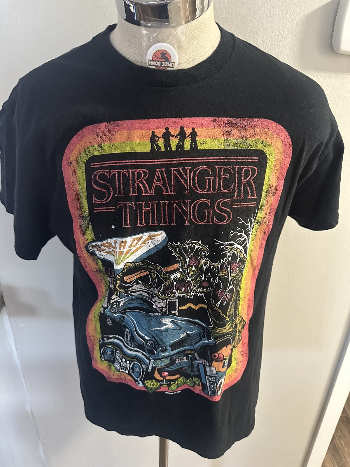 Stranger Things Netflix Retro Arcade Camaro Men's Lar… - Gem