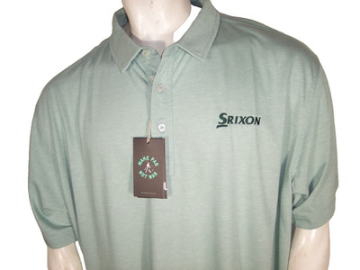 NEW Linksoul XXL Green Mini-stripe Cotton Golf Shirt Srixon XXIO Graeme ...