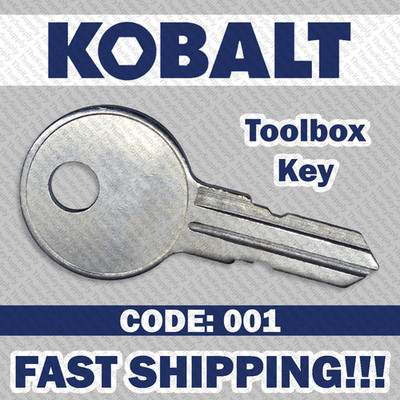Kobalt Toolbox Replacement Key Cut to Code 001 | eBay