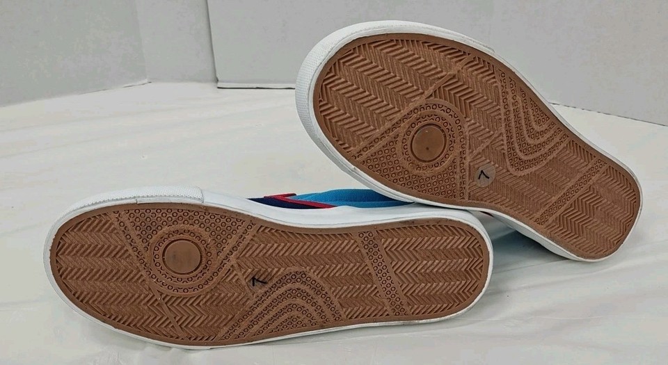 Aldi Gear Multicolor Canvas Slip-On Shoe Flats Size 7 Aldi Logo New ...