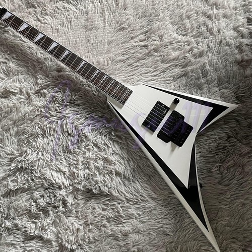 Edwards Alexi Laiho White V Standard Electric Guitar 6 String Floyd ...