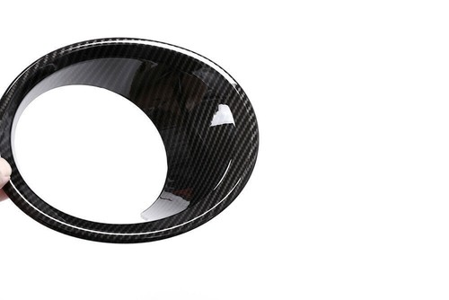 2×Carbon Fiber ABS Front Fog Light Lamp Cover Trim Fit For BMW X1 F48 ...
