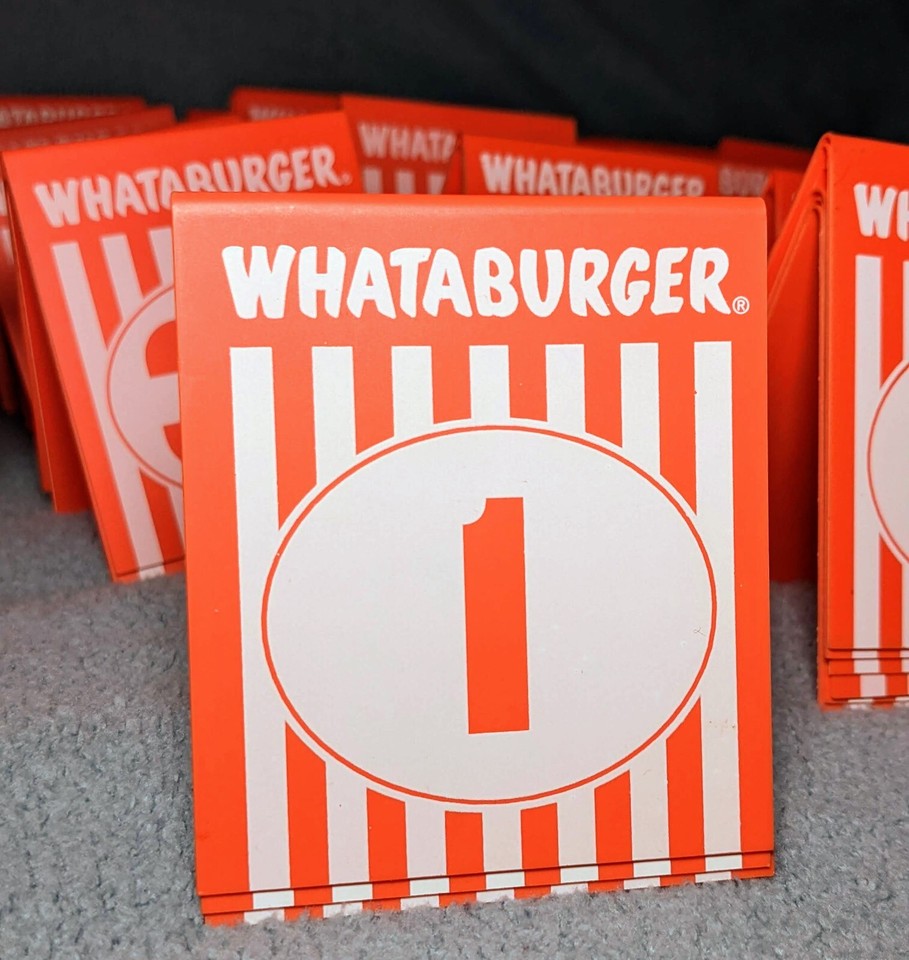 Whataburger Table Tents | eBay