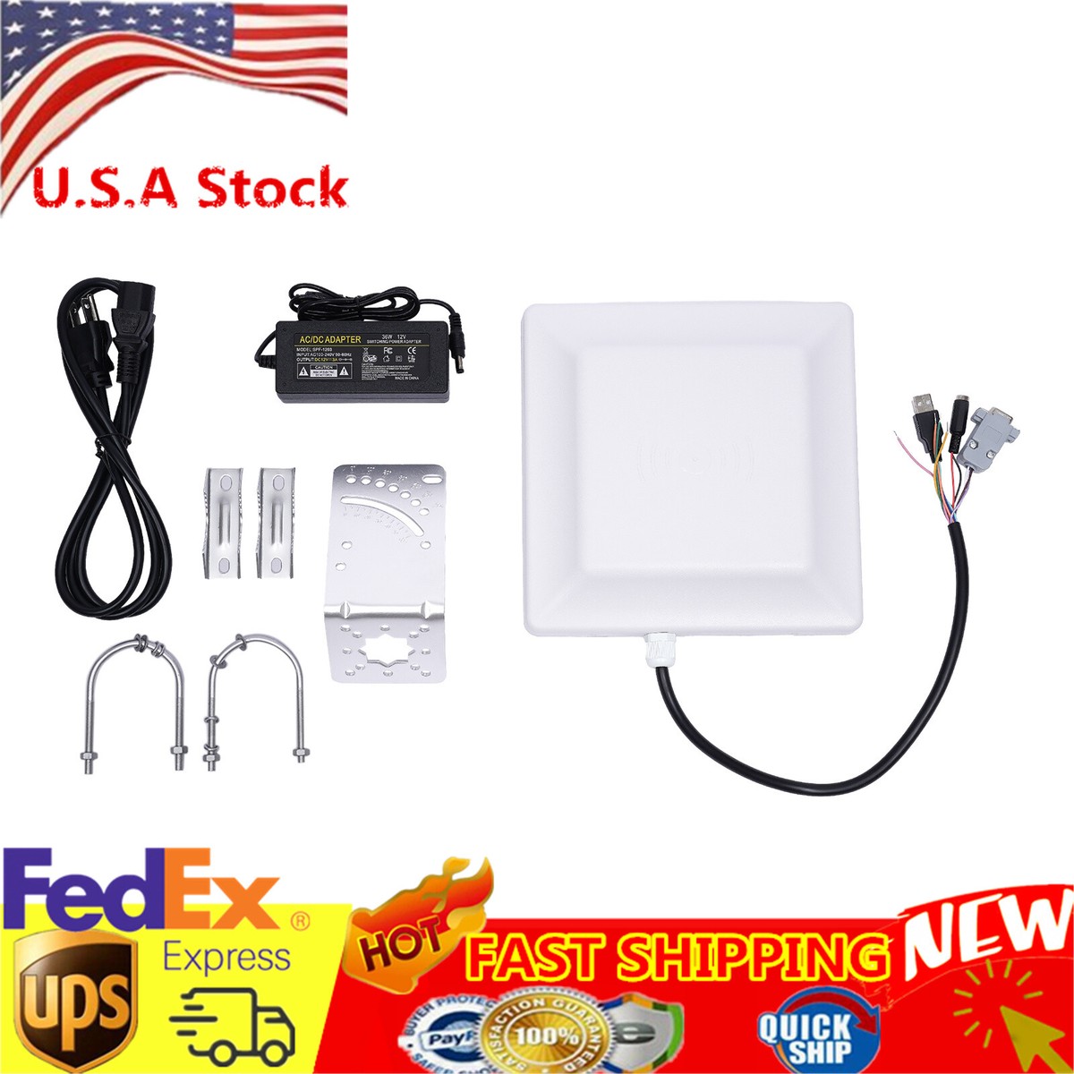 Card Reader Parking Control Gate Long Range RFID Reader Parking