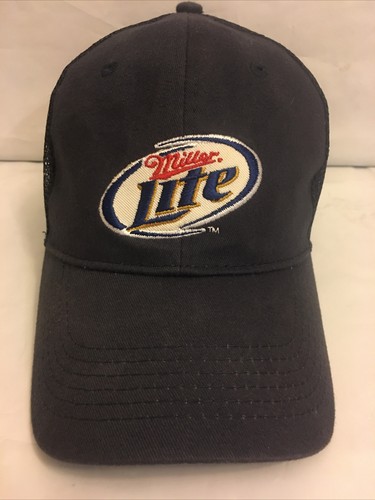 Vintage Miller Lite Beer Hat/Cap Embroidered Adjustab… - Gem