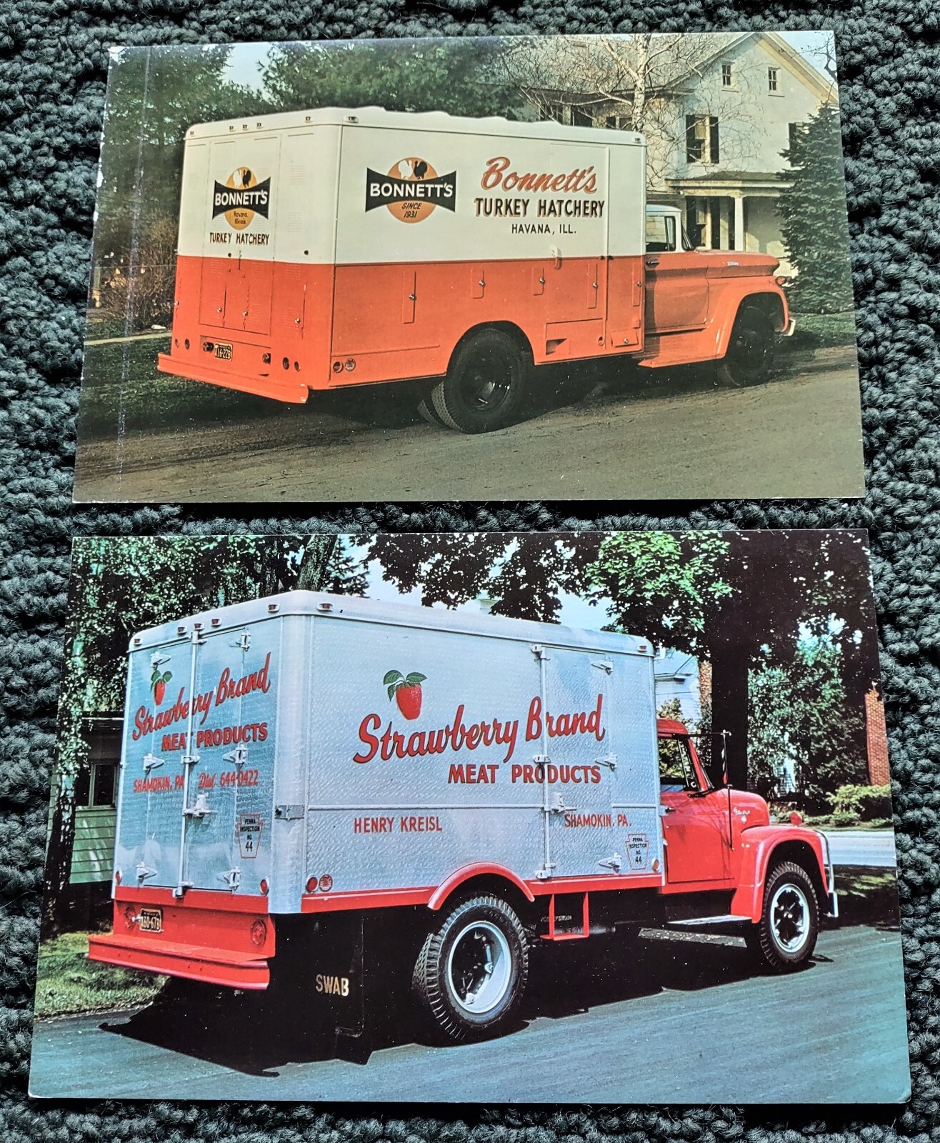 1962 Swab Wagon Co. Delivery Truck Body Large Postcards, 2-Piece Lot | eBay