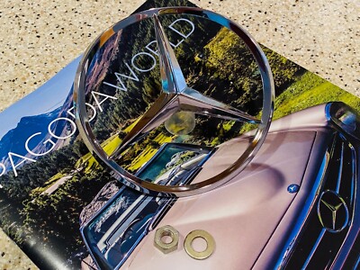 MERCEDES BENZ 230SL 250SL 280SL W113 DECK LID TRUNK EMBLEM STAR GENUINE ...