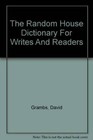 The Random House Dictionary For Writes And Readers - Hardcover - VERY ...