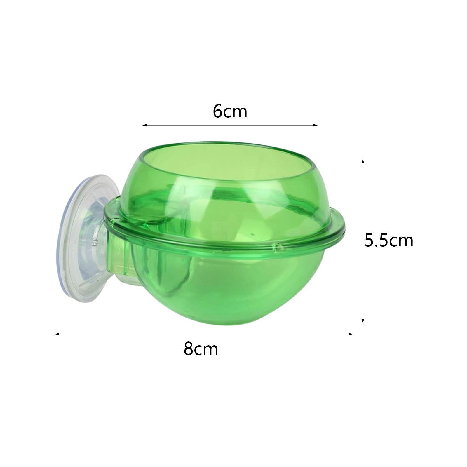Reptile Feeder Bowl Cage Accessories Suction Cup for Frog Small Animal ...