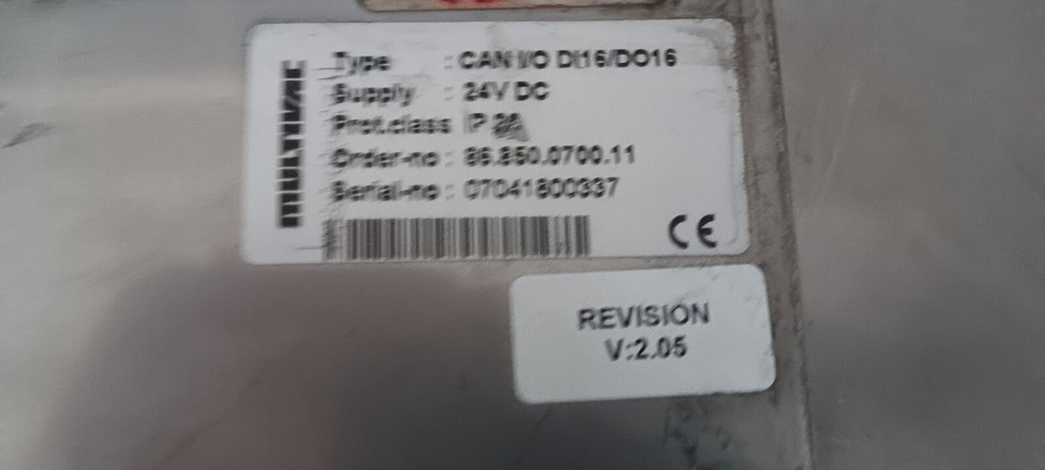 Multivac 16 Input/16 Output module 86.850.0700.11 missing cover | eBay