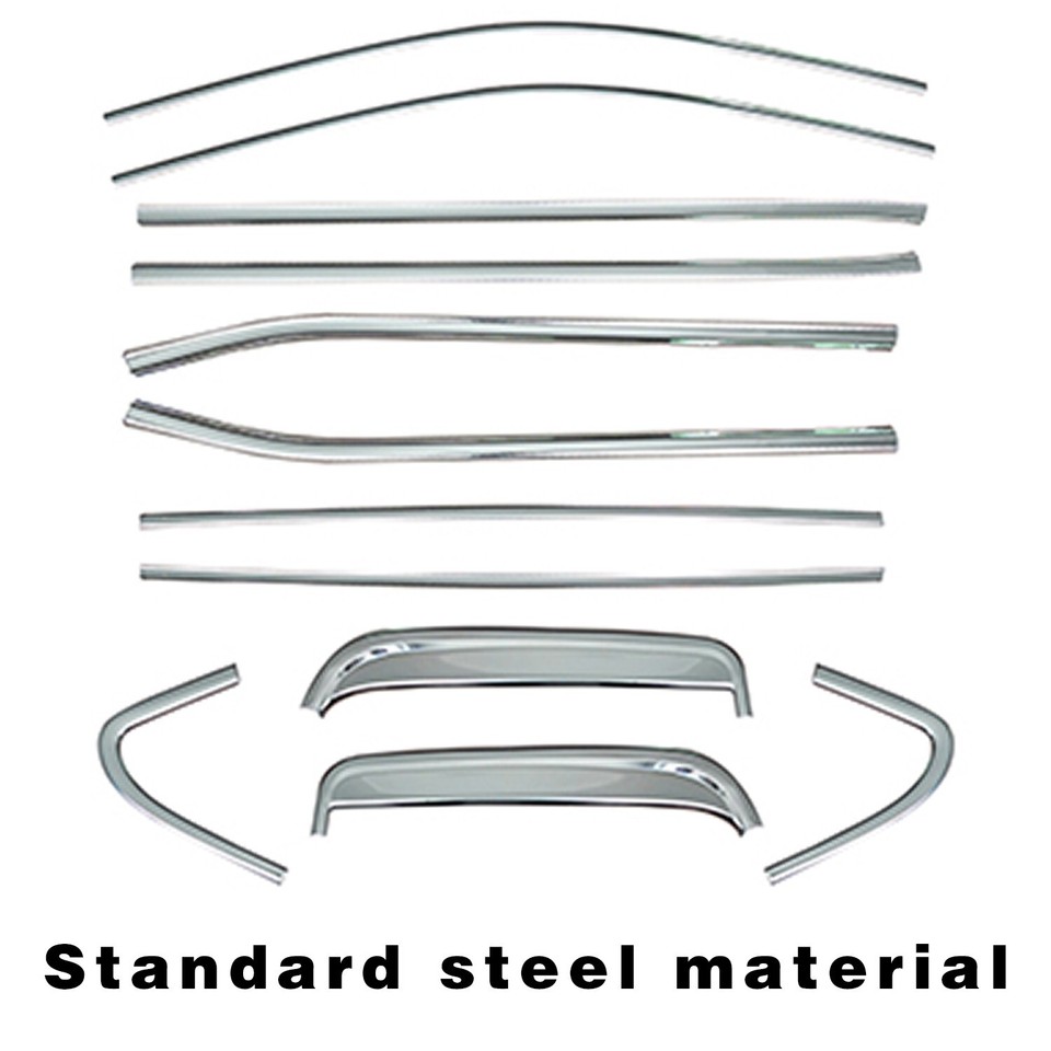 Exterior Window Sill Strips Decor Trim Chrome For 2020-2024 Chevy ...