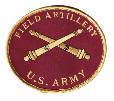 US Army Field Artillery Patch – Hook and Loop, 4.5" | eBay