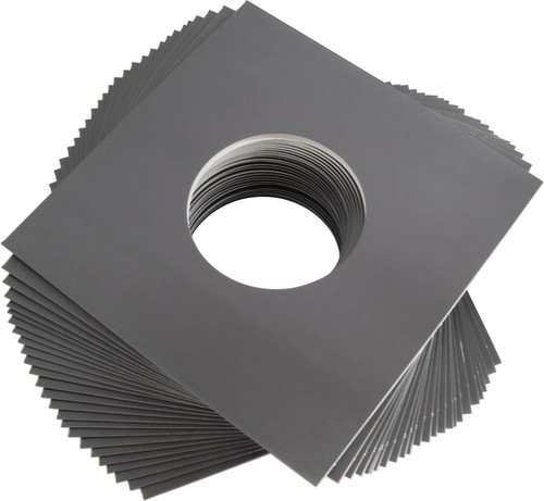 (25) GRAY HEAVYWEIGHT 7" Colored Record Jackets Covers 45rpm Singles ...