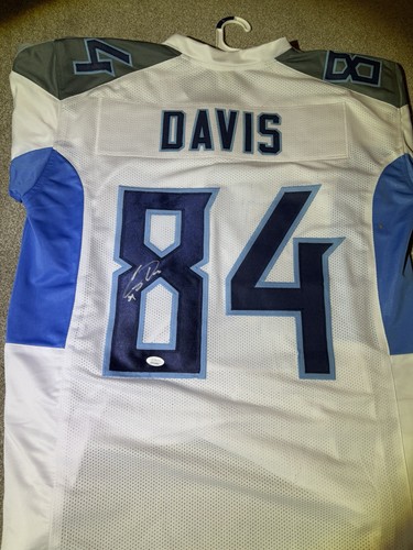 Lot Of 4 Autographed NFL Jerseys!! (Drew Lock, Corey Davis, Justyn Ross ...