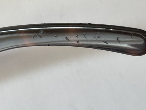 Prada Tortoise Rectangular Wrap Glasses Italy SPR03E 2AU-3N1 53 17 135 ...