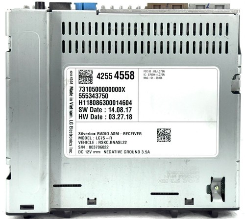2018-2019 Chevrolet Silverado 1500 Receiver ID 42554558 OEM | eBay