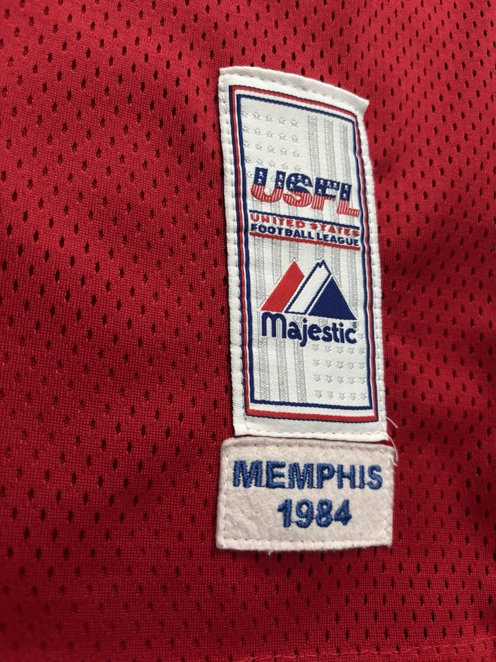 Vintage USFL Majestic Memphis Showboats Reggie White #92 Mens Size ...