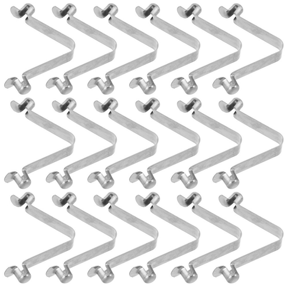 40pcs Push Button Spring Clips: V Shape Button Locking Tube Pins for ...