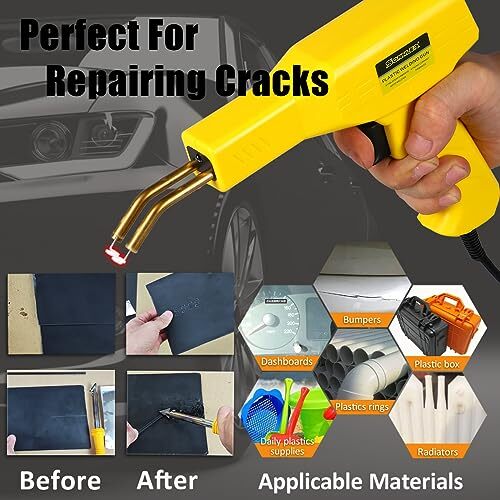 100w Upgraded Plastic Welder Kit 1000pcs Hot Stapler Plastic Repair Kit ...