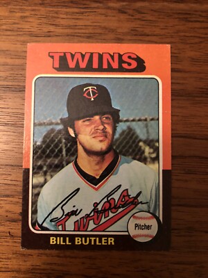 1975 TOPPS MINI BILL BUTLER MINNESOTA TWINS #549 | eBay