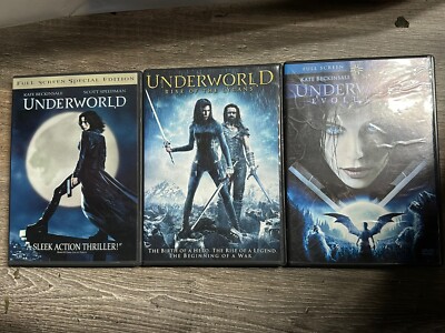 Underworld Lot of 3 DVD Evolution Rise of the Lycans EUC | eBay