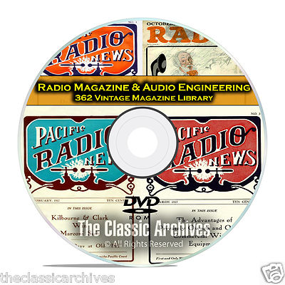 Radio Magazine & Audio Engineering, 362 Vintage Old Time Radio ...