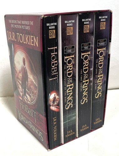 J.R.R. Tolkien 4-Book Boxed Set: The Hobbit and The Lord of the Rings ...
