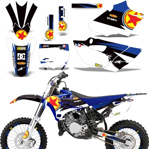 WD Graphics Kit Fit for Yamaha YZ85 15-17 MX Bike Decal Wrap Sticker ...