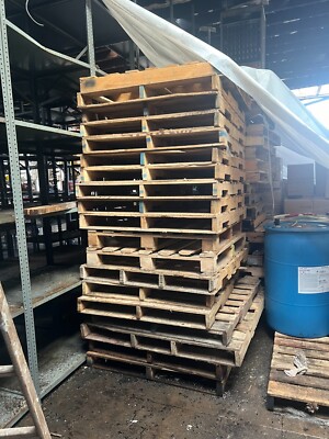 HIGH QUALITY USED WOOD PALLETS - 48" x 40" 4-WAY PALLETS | eBay