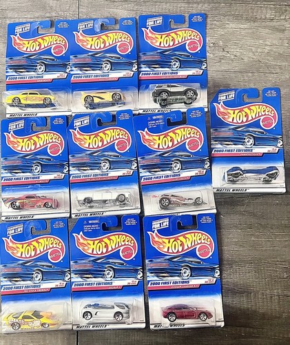 Hot Wheels 2000 first editions (10), firebird charger Willy’s, shoebox ...
