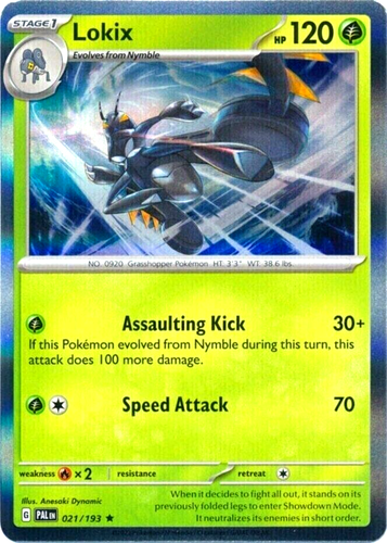 Lokix Holo Rare Pokemon TCG Card 021/193 | eBay