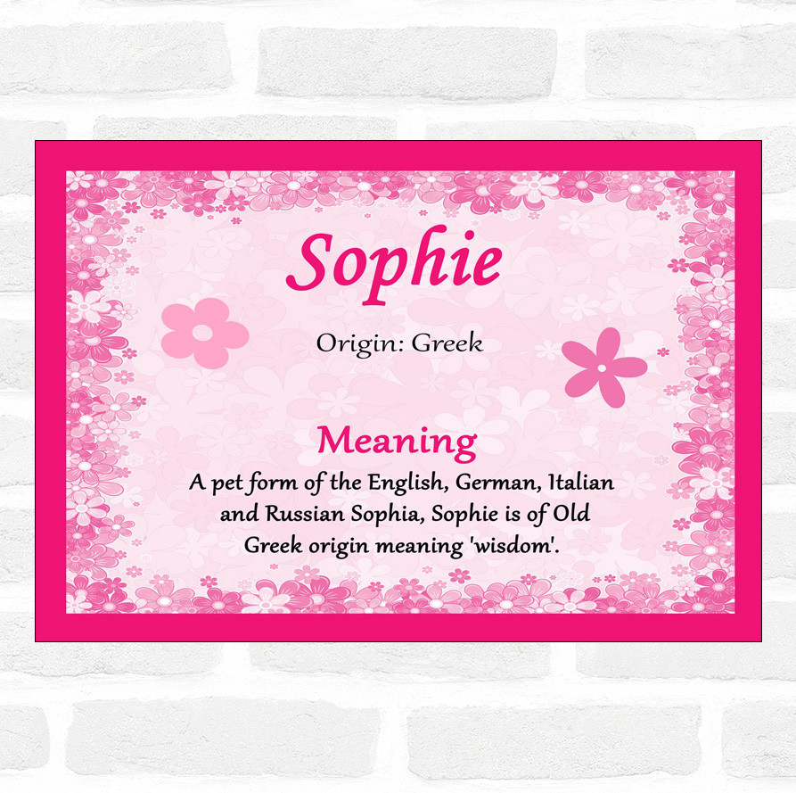 Sophie Names