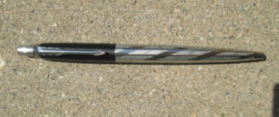 Parker Arrow Deluxe Jotter Ballpoint Pen All Metal Body Etched Design ...