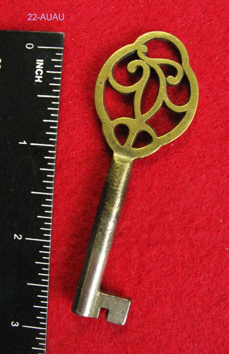 Old Skeleton Key GENUINE Antique w/ Fine Brass Bow - More Exotic Rare ...