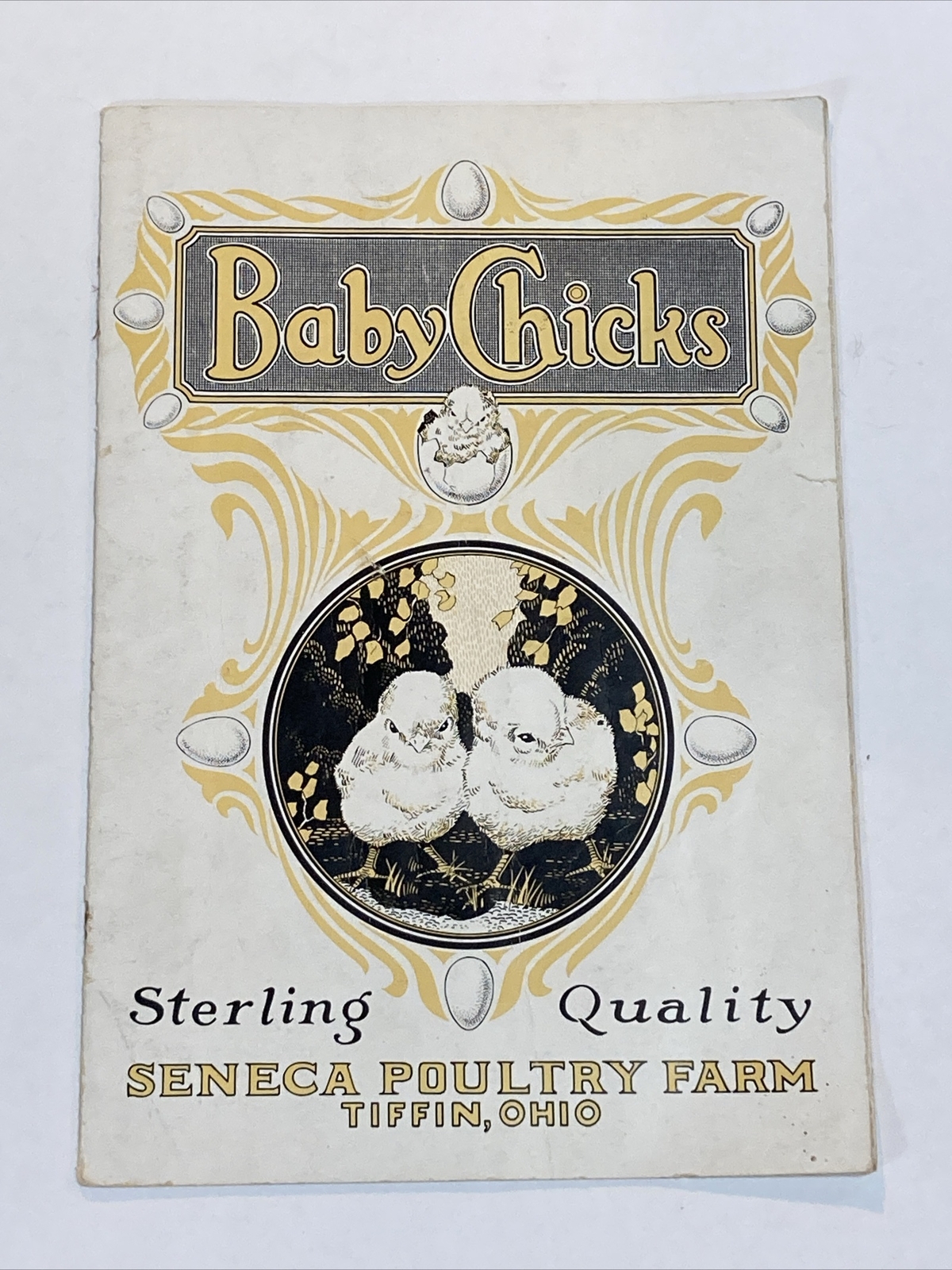 Catalog of Baby Chicks, Seneca Poultry Farm Tiffin, Ohio circa 1923 ...