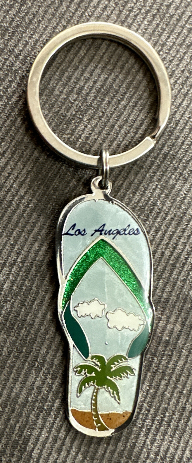 Los Angeles California Sandal Palm Tree Keychain | eBay