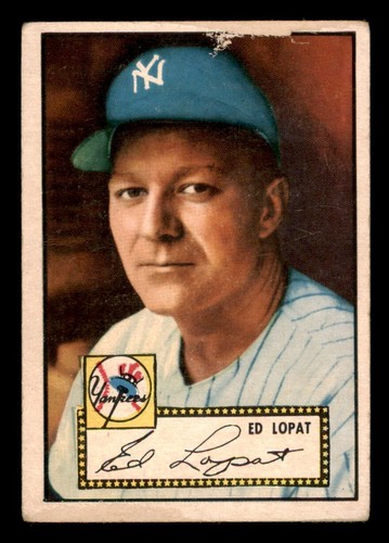 1952 Topps Baseball #57 Ed Lopat GD *f1 | eBay