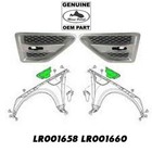 LAND ROVER FRONT FENDER SIDE GRILL GRILLE VENT TITAN SET LR001658 ...