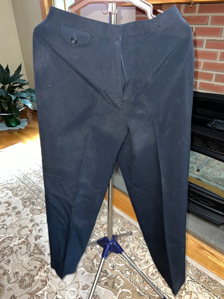Vtg TWA Flight Attendant Uniform 1980s 2 pc Ralph Lauren Navy Blue ...