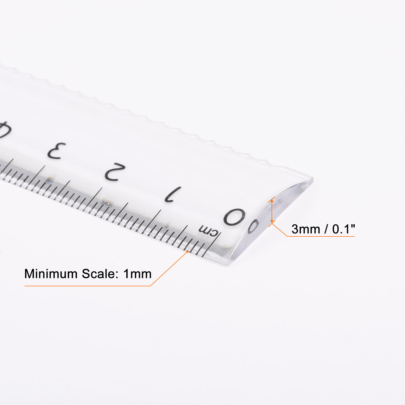 Straight Plastic Ruler 12cm and 15cm Metric Measuring Tool 2pcs | eBay