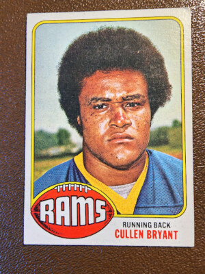 1976 Vintage Topps Football *CULLEN BRYANT* RC #373 VG LA Rams NFL RB ...